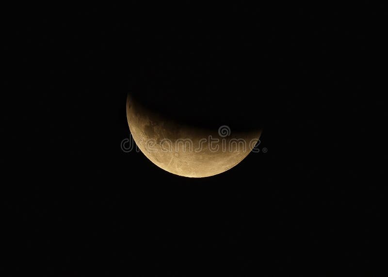 Partial Full Moon stock image. Image of bright, detail - 142463425
