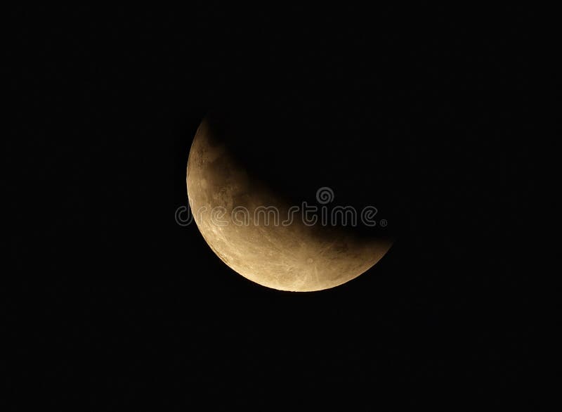 Partial Full Moon stock image. Image of bright, detail - 142463425
