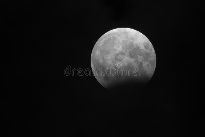 Partial Full Moon stock image. Image of bright, detail - 142463425