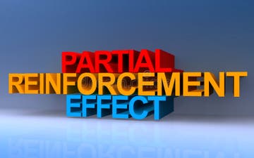 Partial Reinforcement Effect on Blue Stock Illustration - Illustration ...