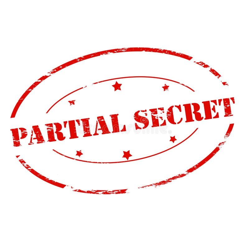 Partial secret stock illustration. Illustration of secret - 92089072