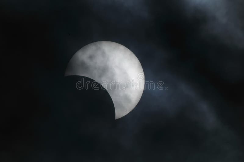 Partial Solar Eclipse stock photo. Image of europe, partial - 35085086