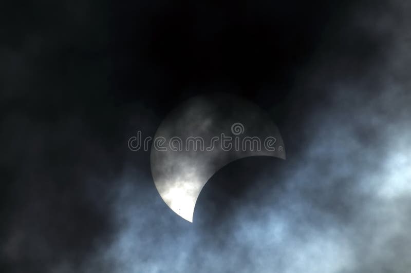 Partial Solar Eclipse stock image. Image of solar, religion - 45404331