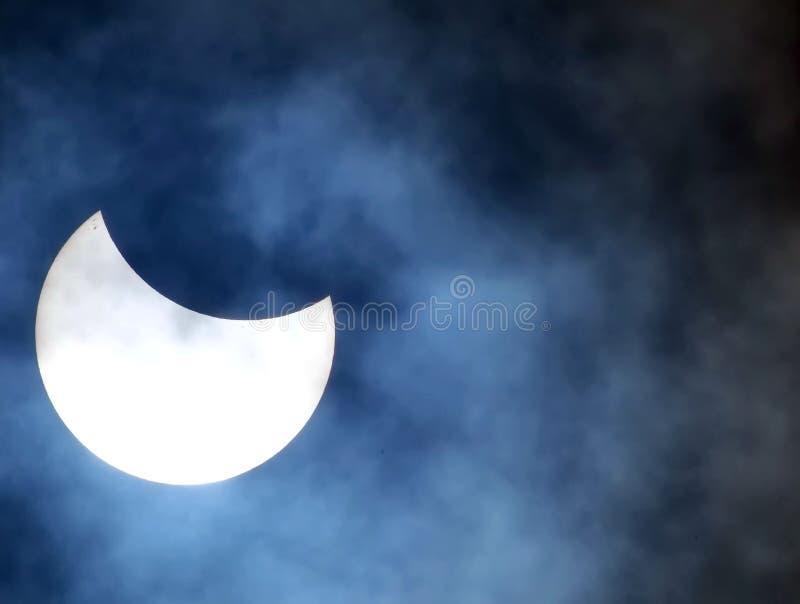 Partial Solar Eclipse stock photo. Image of atmosphere - 247513570