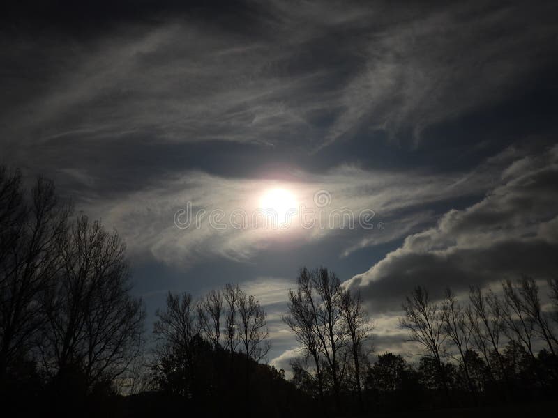 Partial Solar Eclipse, October 25 2022 5 Stock Photo - Image of ...