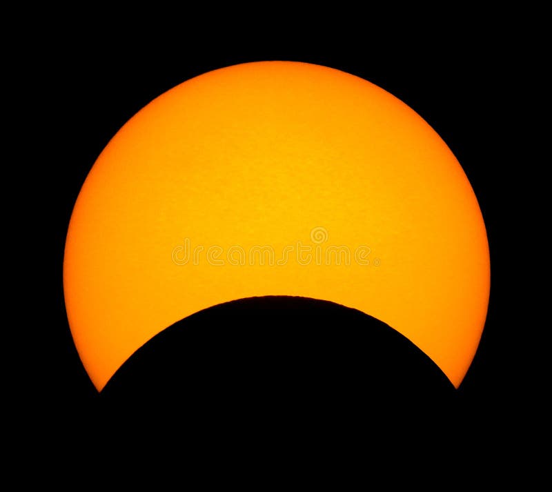Partial solar eclipse stock image. Image of natural - 289260419