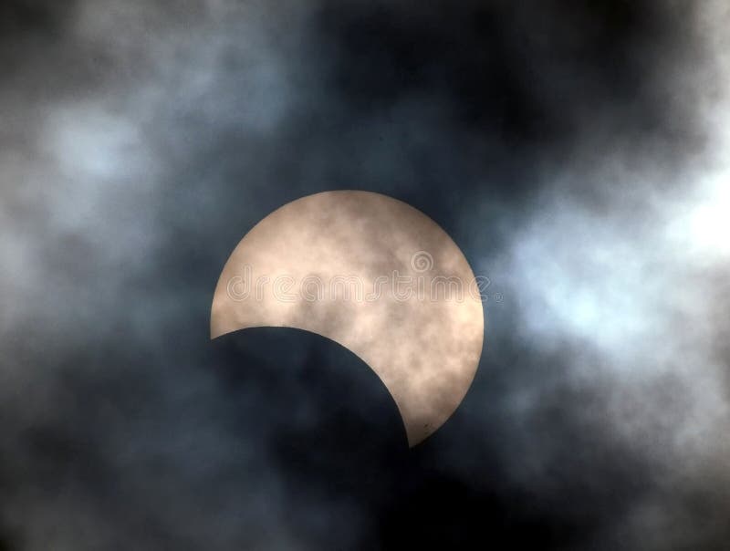 Partial Solar Eclipse stock photo. Image of sunlight - 245756466