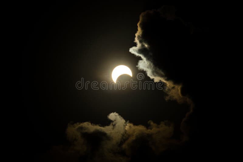 Partial Solar Eclipse of 2023 Seen from Brazil Stock Photo - Image of ...