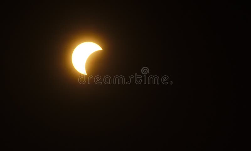 Partial Sun eclipse stock image. Image of cambodia, eclipse - 67927653