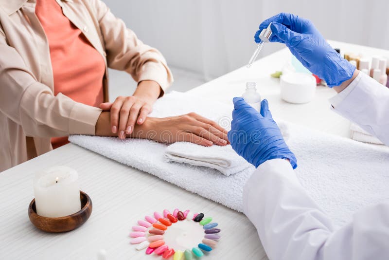 Cropped View of Manicurist Making Manicure Stock Image - Image of ... Cropped View of Manicurist Making Manicure Stock Image - Image of ...