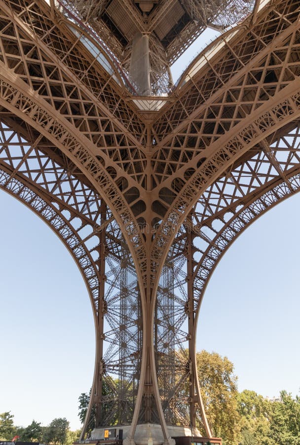 Eiffel Tower Structure stock photo. Image of landmark - 19856644