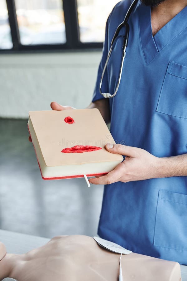 Partial View of Professional Paramedic in Stock Image - Image of ...