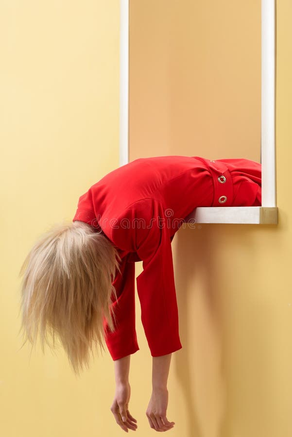 Partial View of Woman in Red Suit Hanging Out Stock Photo - Image of ... Partial View of Woman in Red Suit Hanging Out Stock Photo - Image of ...