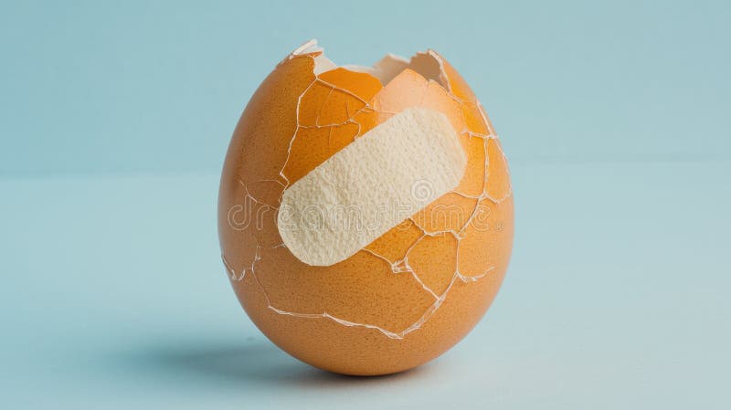 Partially Broken Eggshell Showing Yolk and Inner Membrane Stock ... Partially Broken Eggshell Showing Yolk and Inner Membrane Stock ...