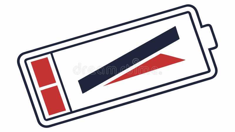 Partially Charged Battery Icon, Energy Level Indicator, Vector Design ...