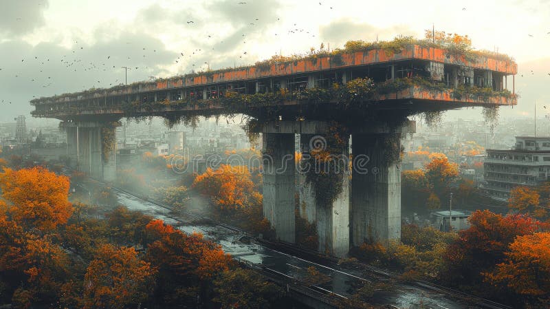 Partially Collapsed Bridge Once Marvel of Engineering Stands Amid ...
