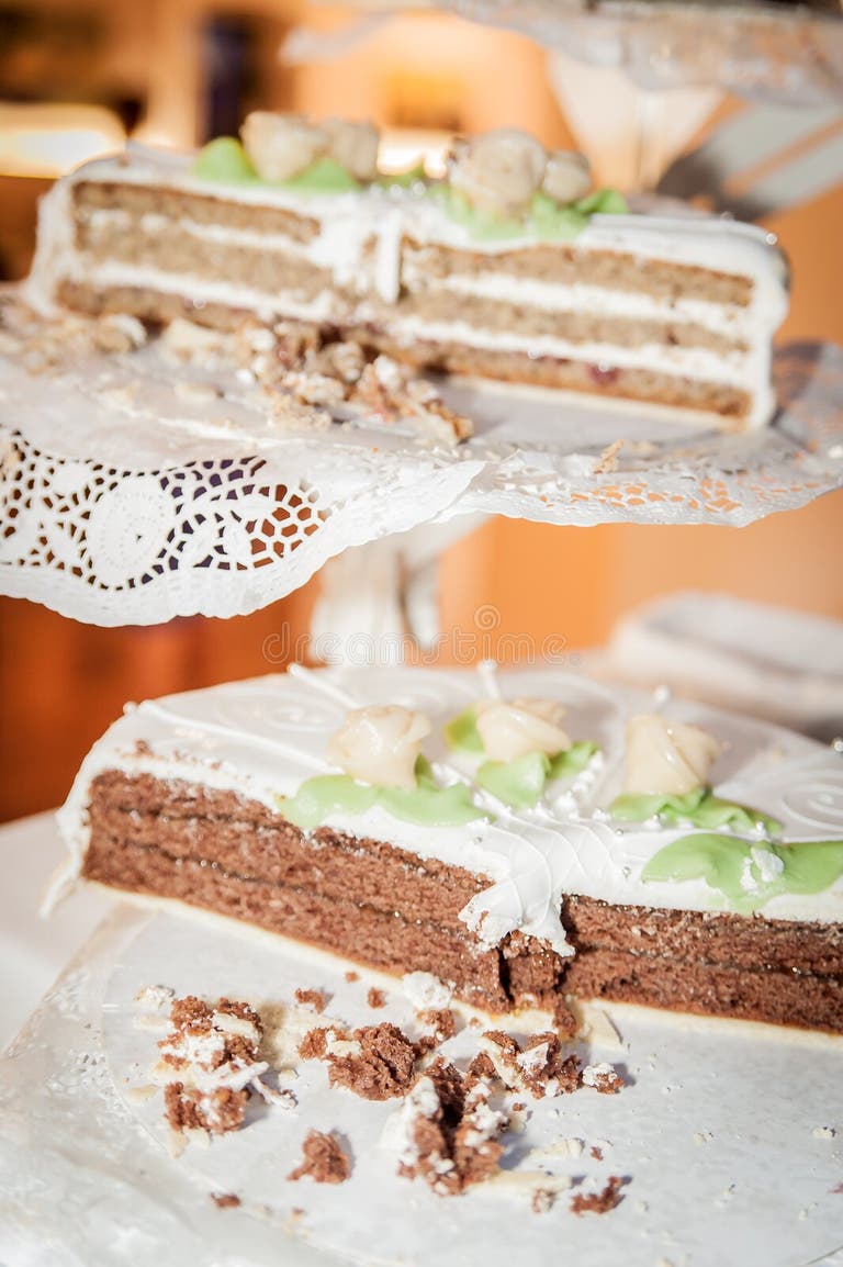 Partially Eaten Birthday Cake Stock Photos - Free & Royalty-Free Stock ...