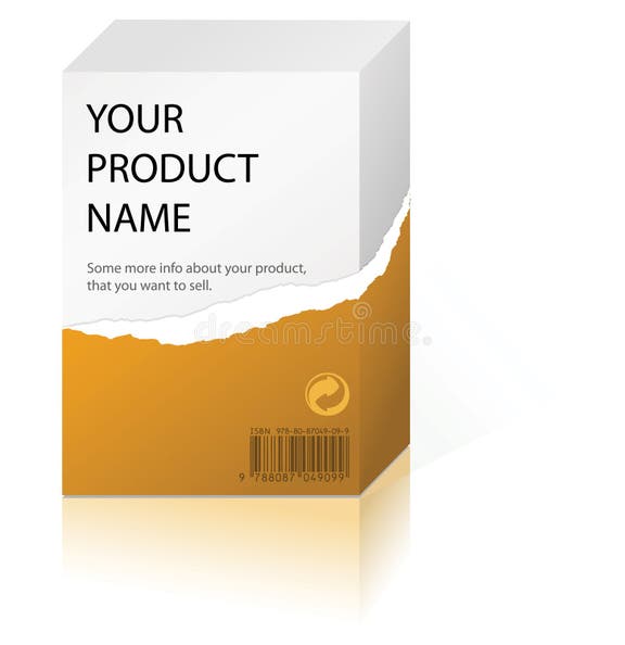 Partially unpacked box stock vector. Illustration of retail - 5771438