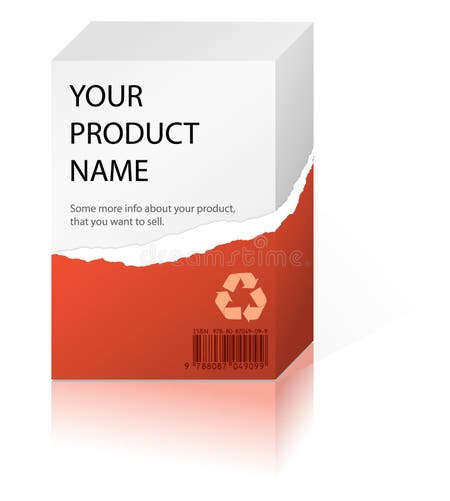 Partially unpacked box stock vector. Illustration of code - 6711663