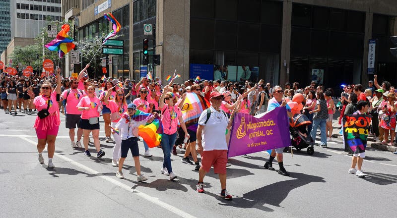 Participant at the Community Day for Montreal Pride Celebrations ...
