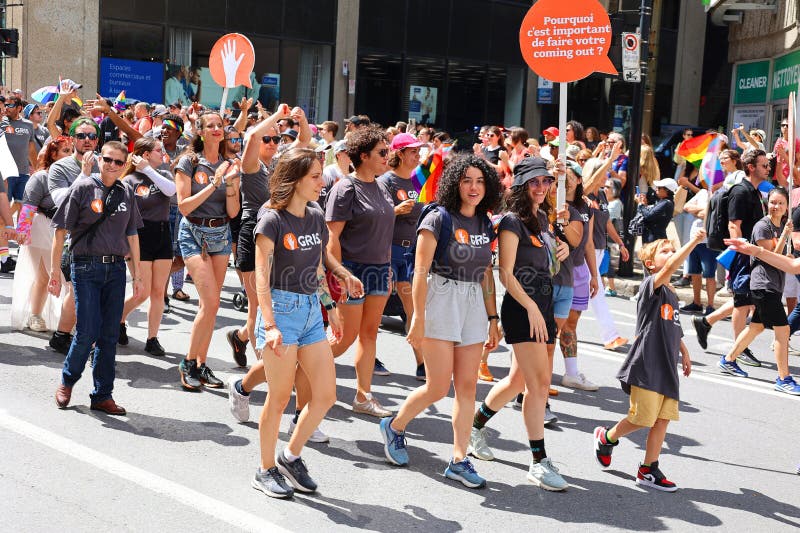 Participant at the Community Day for Montreal Pride Celebrations ...