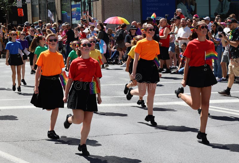 Participant at the Community Day for Montreal Pride Celebrations ...