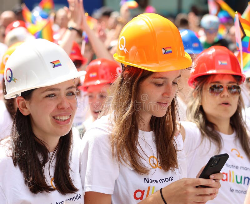 Participant at the Community Day for Montreal Pride Celebrations ...