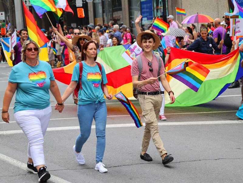 Participant at the Community Day for Montreal Pride Celebrations ...