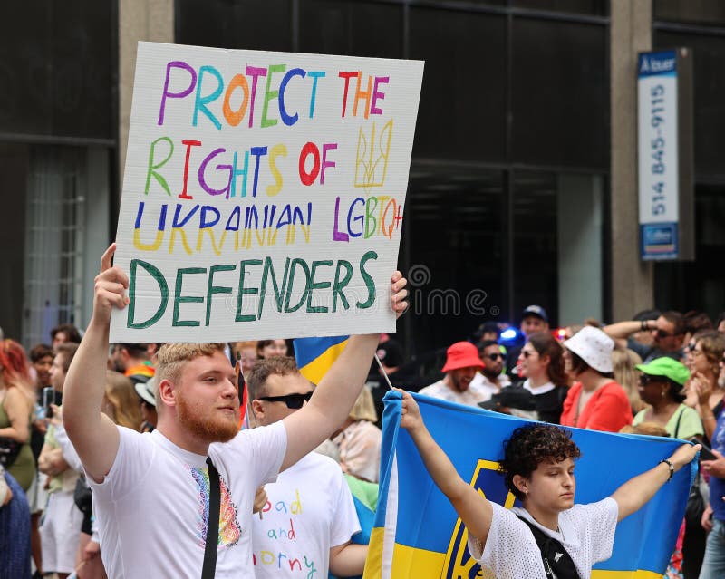 Participant at the Community Day for Montreal Pride Celebrations ...