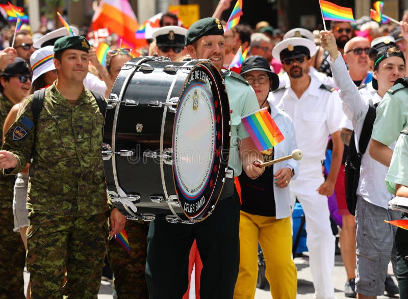 Participant at the Community Day for Montreal Pride Celebrations ...