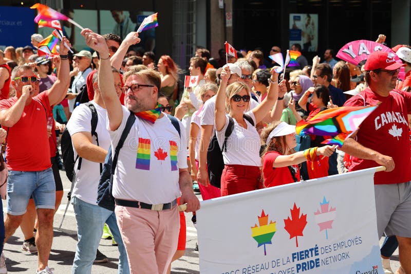 Participant at the Community Day for Montreal Pride Celebrations ...