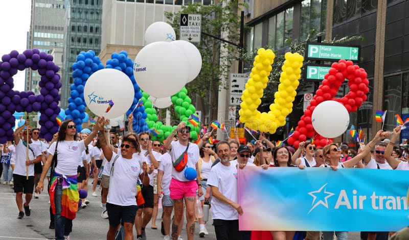 Participant at the Community Day for Montreal Pride Celebrations ...