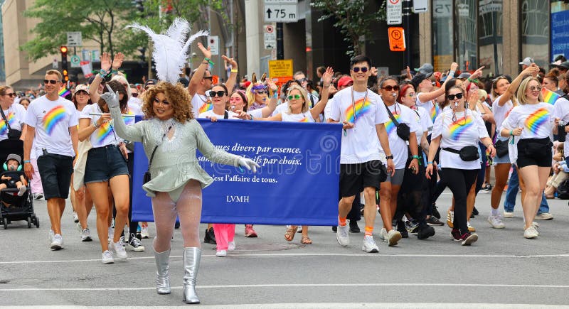 Participant at the Community Day for Montreal Pride Celebrations ...