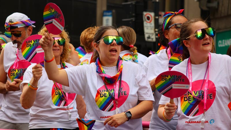 Participant at the Community Day for Montreal Pride Celebrations ...