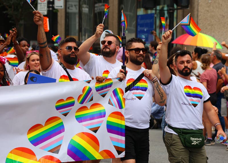 Participant at the Community Day for Montreal Pride Celebrations ...