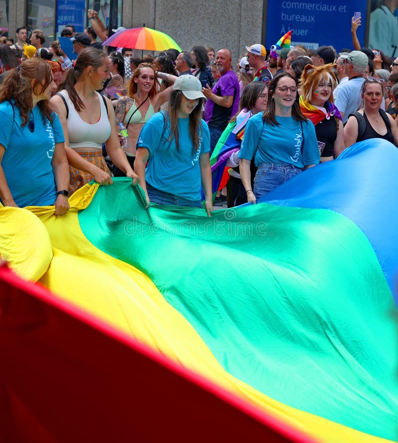 Participant at the Community Day for Montreal Pride Celebrations ...