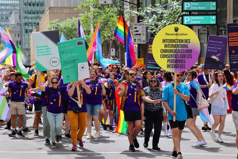 Participant at the Community Day for Montreal Pride Celebrations ...