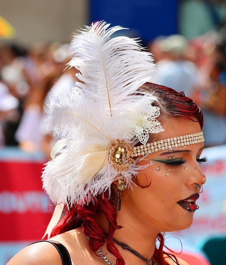 Participant at the Community Day for Montreal Pride Celebrations ...