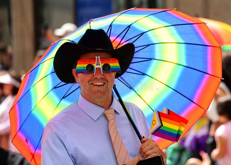 Participant at the Community Day for Montreal Pride Celebrations ...