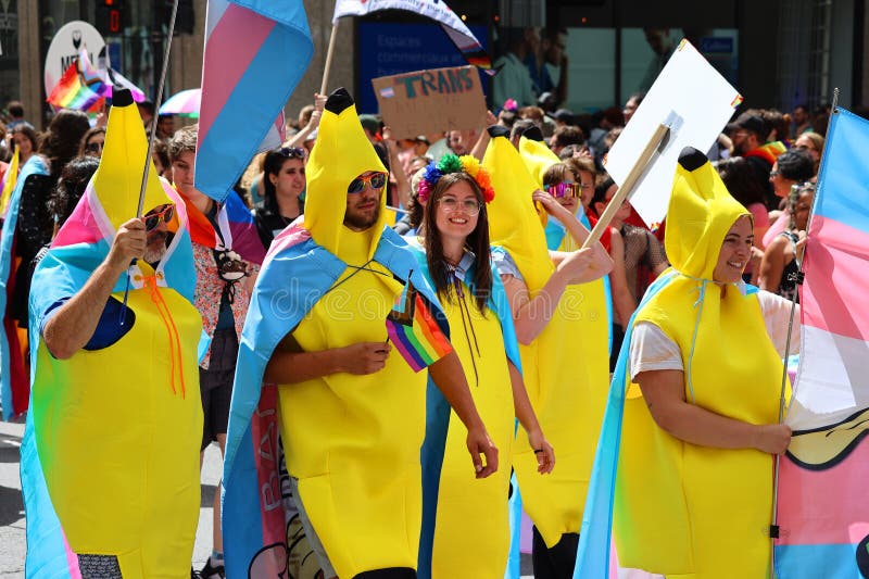 Participant at the Community Day for Montreal Pride Celebrations ...