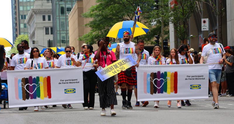 Participant at the Community Day for Montreal Pride Celebrations ...
