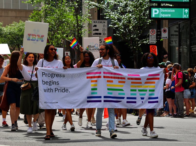 Participant at the Community Day for Montreal Pride Celebrations ...
