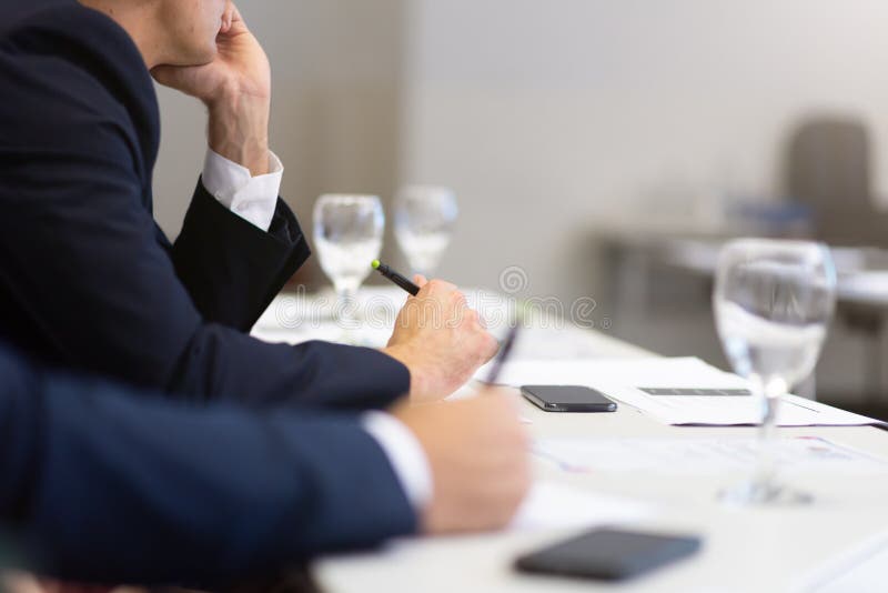 Participants at the Business Conference Stock Photo - Image of meeting ...