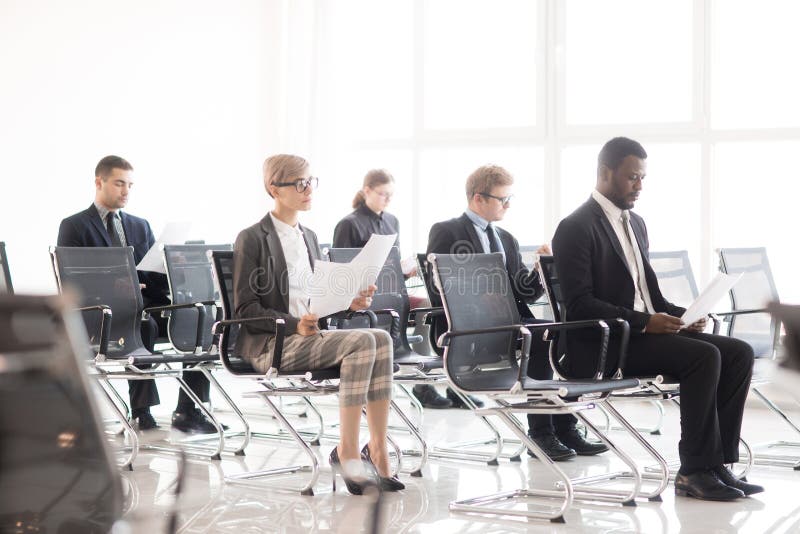 Participants of conference stock image. Image of businesswoman - 112383177