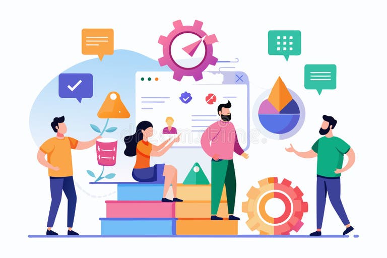 Collaborative Workshop Stock Illustrations – 1,292 Collaborative ...