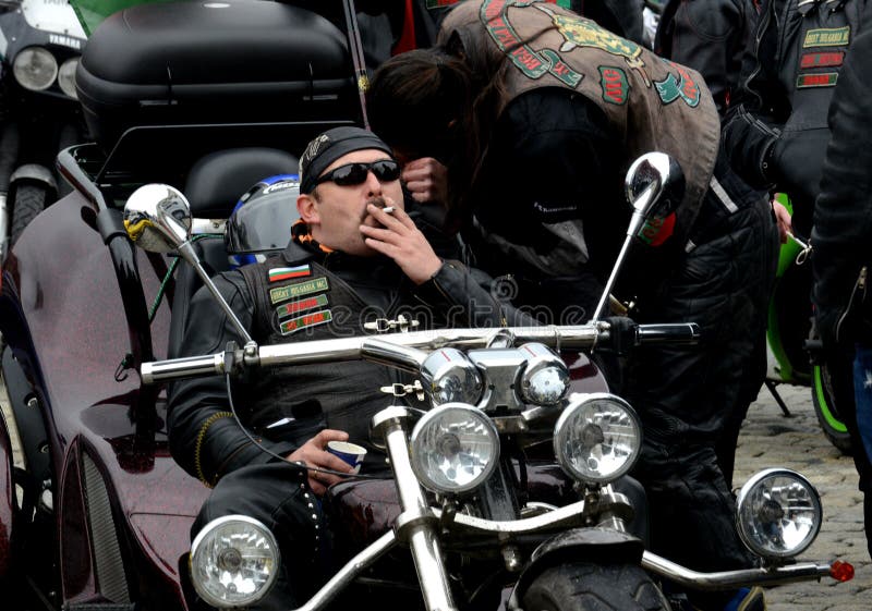 Participants in the Motorcycle Procession on 28 March 2015, Sofia ...