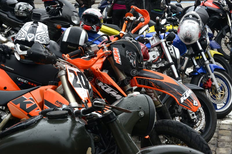 Participants in the Motorcycle Procession on 28 March 2015, Sofia ...