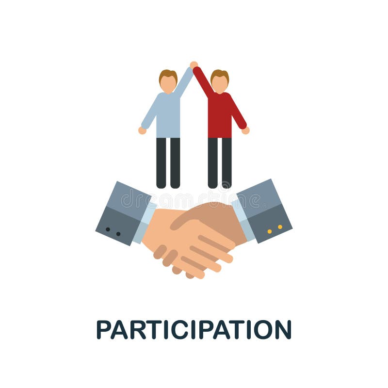 Participation Icon. Simple Element from Business Management Collection ...