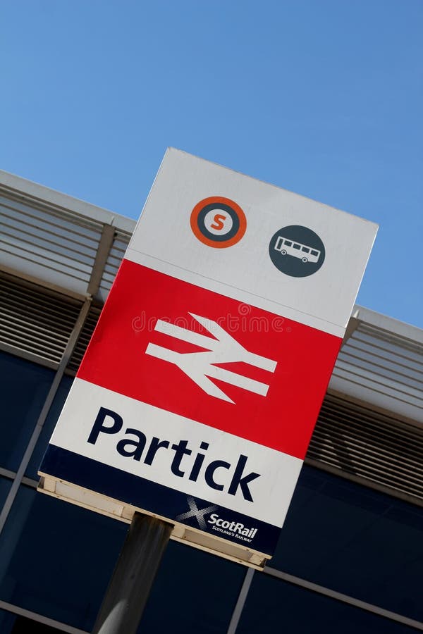 Partick Train Station editorial stock photo. Image of tourism - 93832038