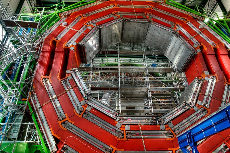 Particle accelerator stock image. Image of engineering - 5404475